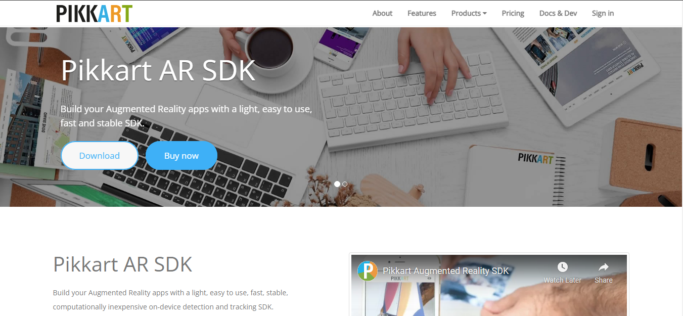 Top 10 Augmented Reality (AR) SDK for Software & Application in 2024